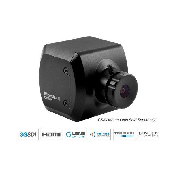 CV366 - Compact Genlock Camera (3GSDI & HDMI)