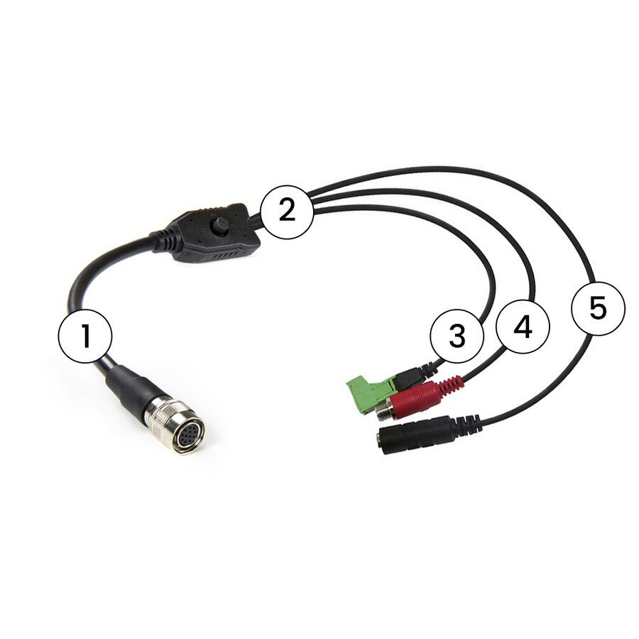 CV-BSE-CBLE - 2Ft, Original Hirose Breakout Replacement Cable