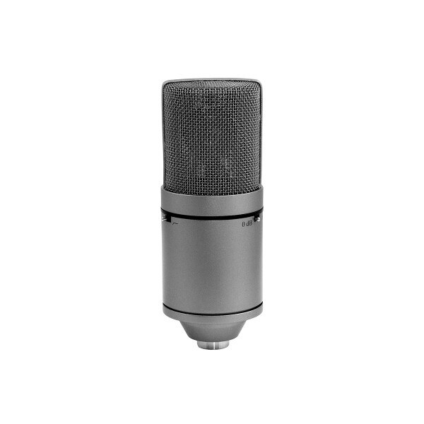 770 - Gray Retro Condenser Studio Microphone with Pad and HPF