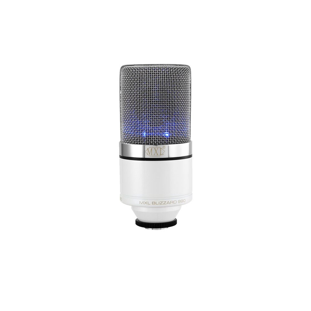 MXL 990 BLIZZARD - Condenser Microphone with Blue LED