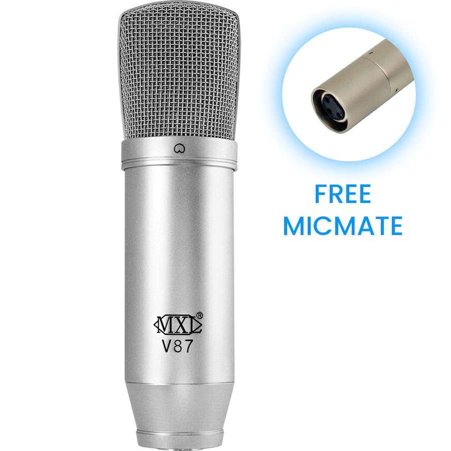 MXL V87 - Low Noise, Transformerless, Low Proximity LDC Microphone